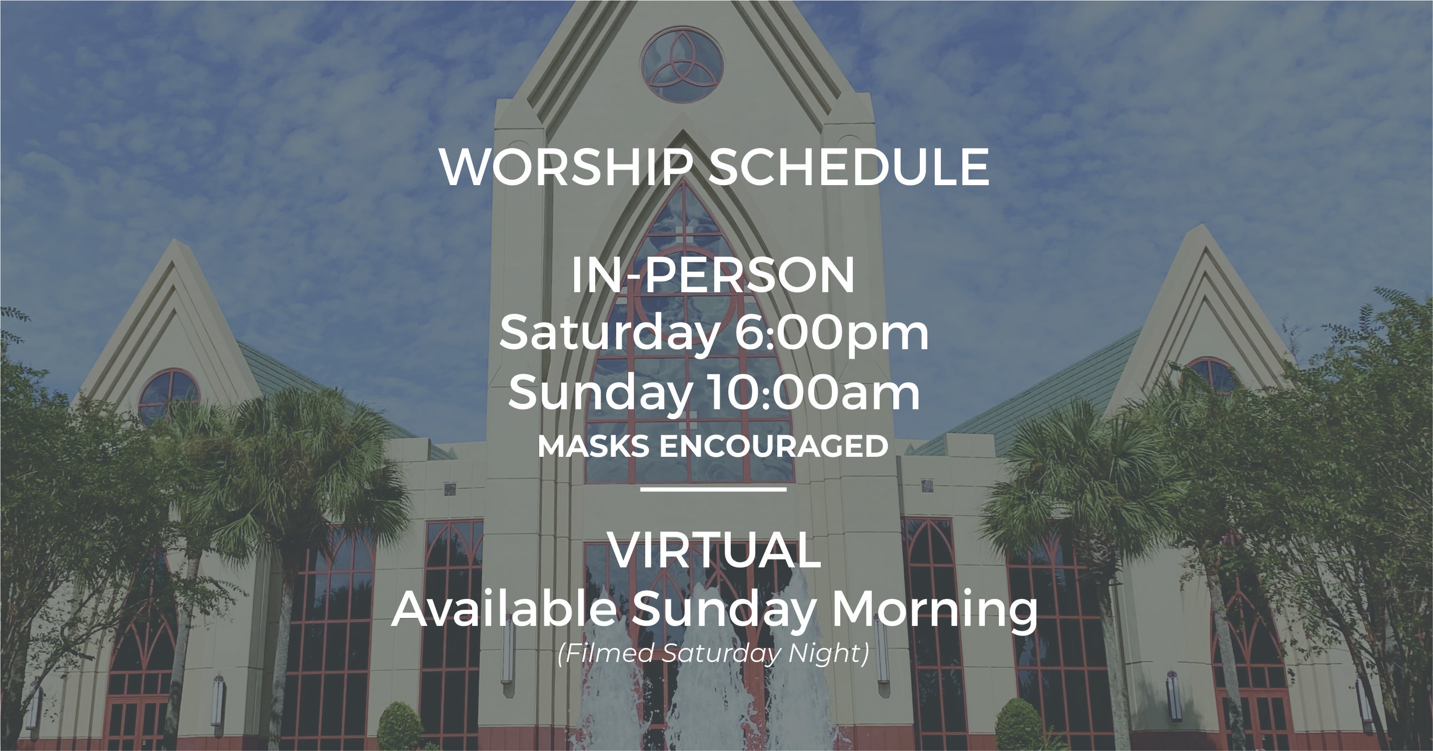 Virtual Worship Service - October 31 & November 1, 2020